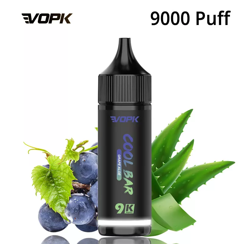 Vopk Cool Bar 9k Puffs Vape 10 Flavors 3% Nic Airflow Adjustable ...